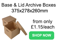 Cardboard storage boxes | Packaging2Buy | document & archive boxes