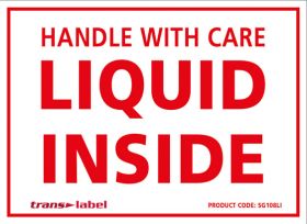 Liquid inside labels | Packaging2Buy | adhesive warning labels | UK